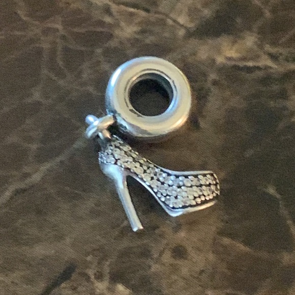 Pandora | Jewelry | Authentic Pandora Pave Sparkling Stiletto Dangle ...